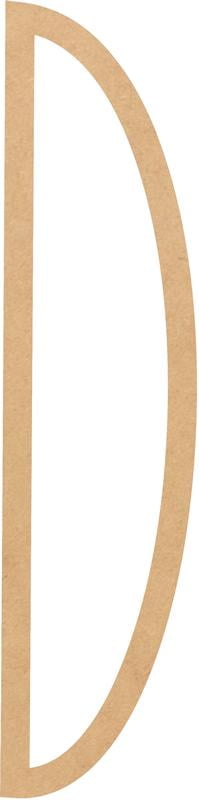 Wood MDF Letter D, Craft Alphabet 7'' Small Home Décor, Motherburger ...
