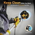 Drywall Sander, 5 Variable Speed 1000-2100RPM Drywall Sander with ...