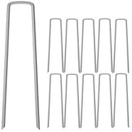 Landscape Staples 100-Pack | 6-Inch, Heavy Duty Steel Garden Stakes ...