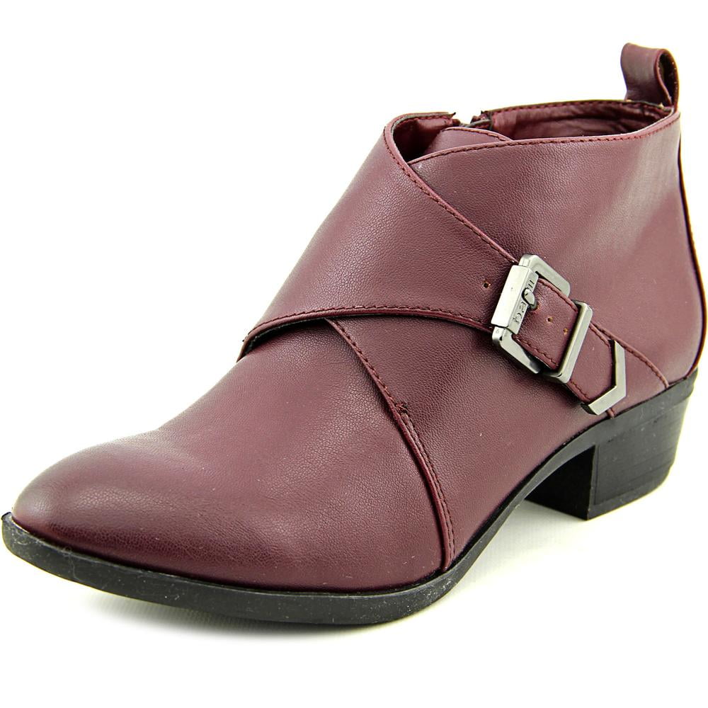 Bar Iii Womens Ontario Leather Pointed Toe Ankle Fashion, Poison Berry ...