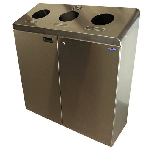 Frost Products 3 Stream 53 Gallon Multi Compartment Recycling Bin ...
