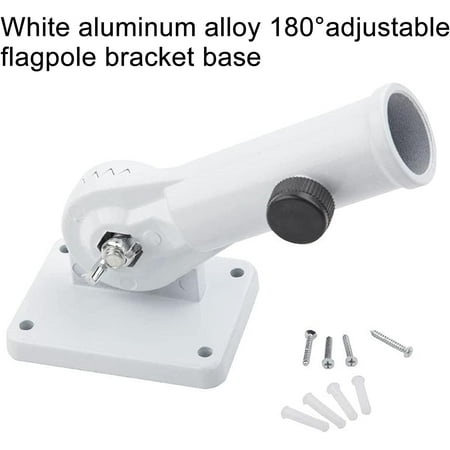 SICED Flag Holder - Flagpole Support Bracket Aluminum Alloy Adjustable ...