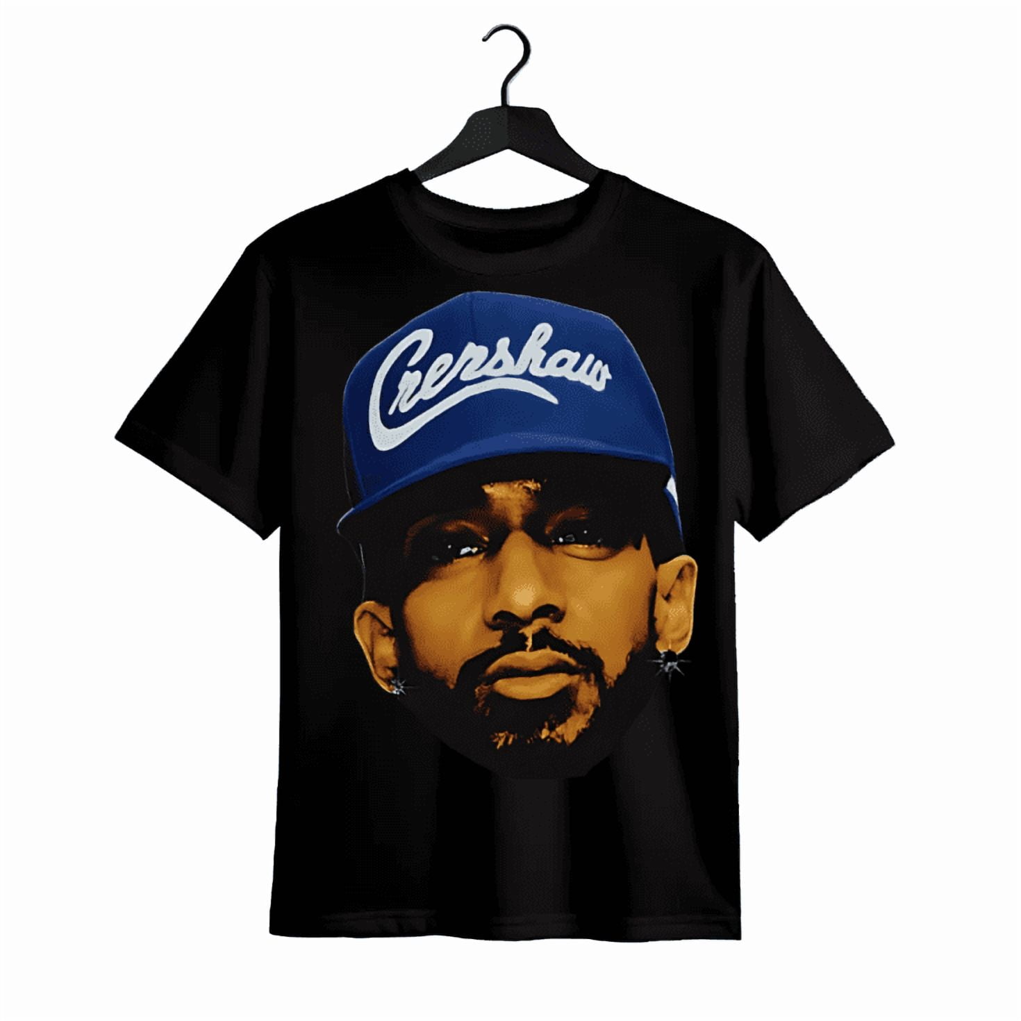 Click here for Generic Big Face Nipsey Tee Print Short Sleeve T-S... prices