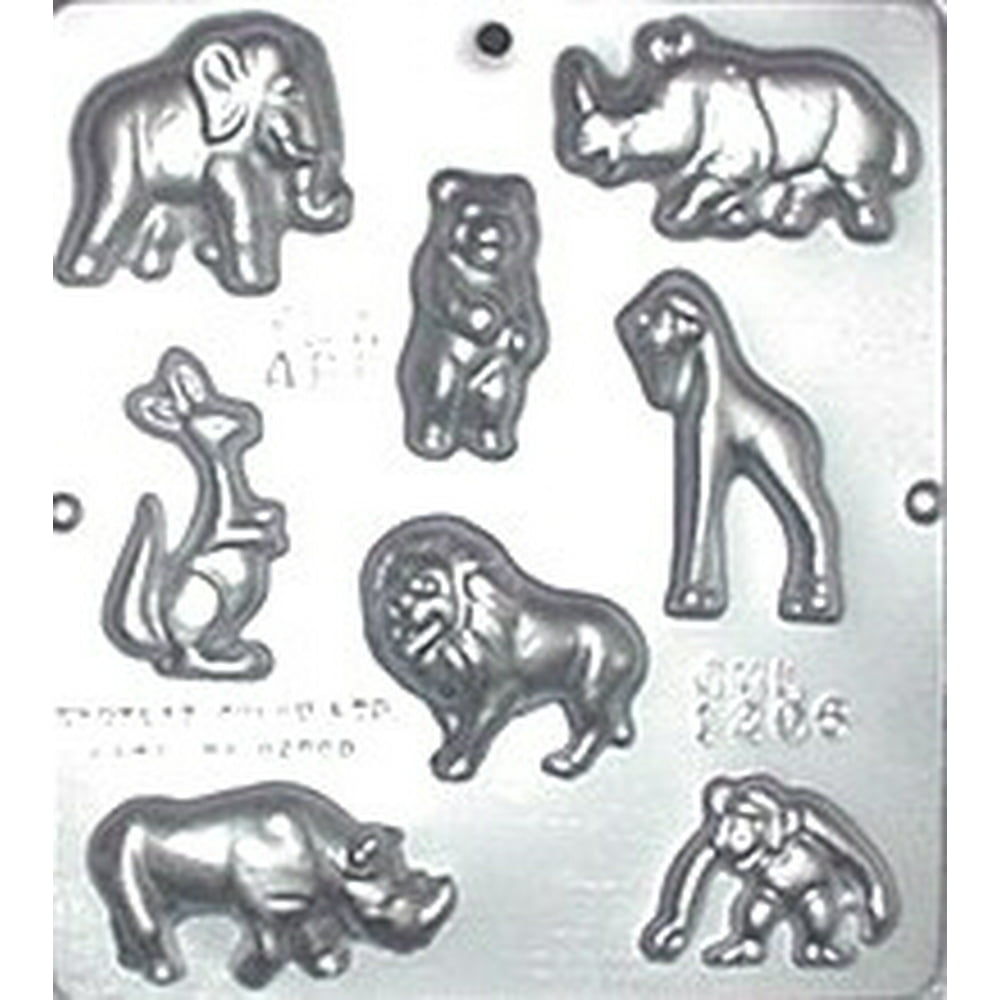 1206 Assorted Animals Chocolate Candy Mold - Walmart.com - Walmart.com