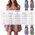 Admvng Dresses for Women Round Neck Button Front Casual Summer Vacation ...
