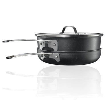 Lodge Nonstick Cooking Pot & Pan Sets - Pre-Seasoned Cast Iron 6pc ...