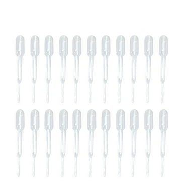 100 Pack - 3ml Plastic Disposable Graduated Transfer Oils Pipettes Eye ...