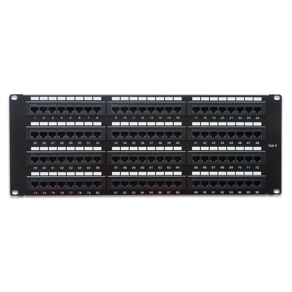 ACCL Cat.6 110 Type Patch Panel 96Port Rackmount, 2 Pack - Walmart.com