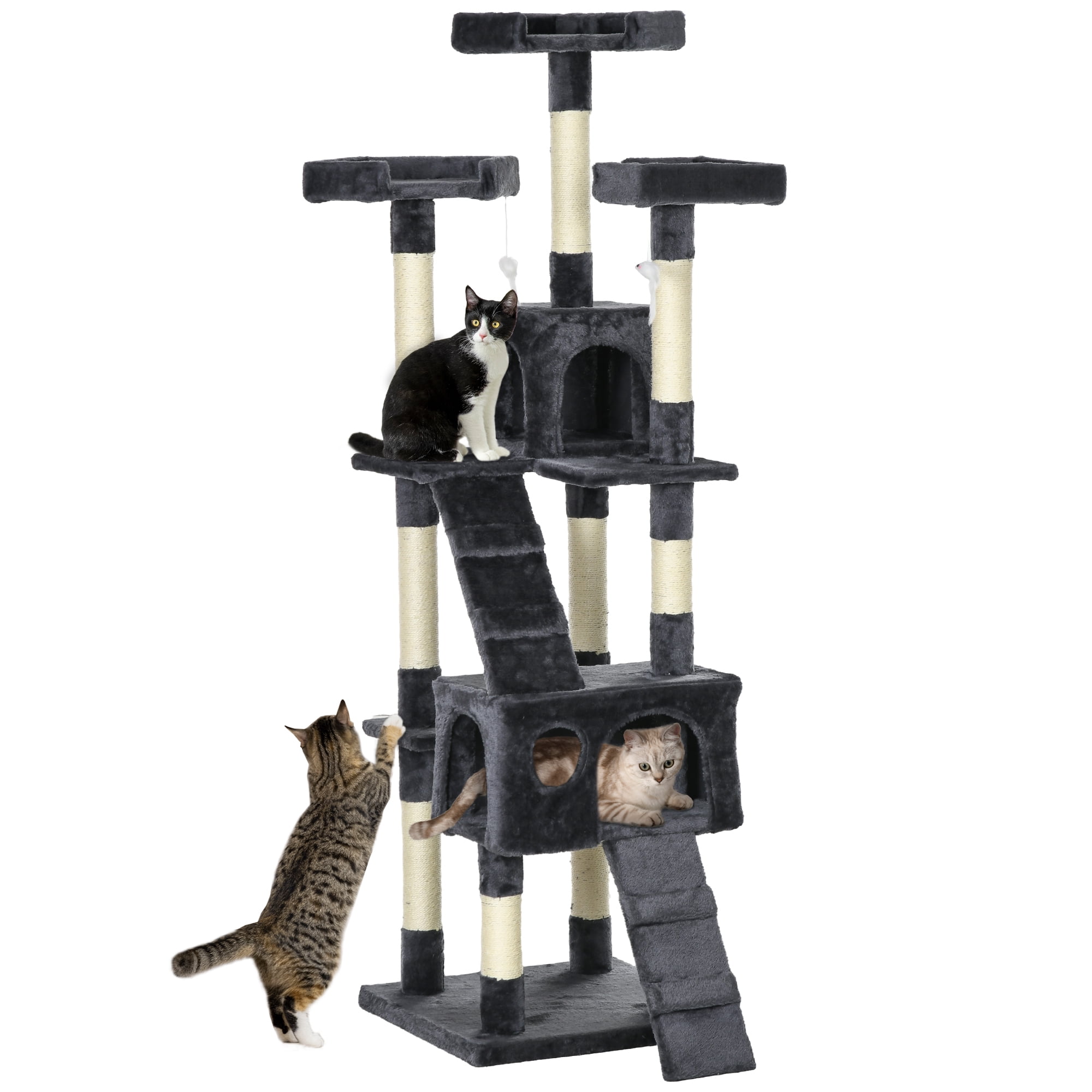 Click here for Pawhut 68 Inches Cat Tree  Multi-Level Large Cat T... prices
