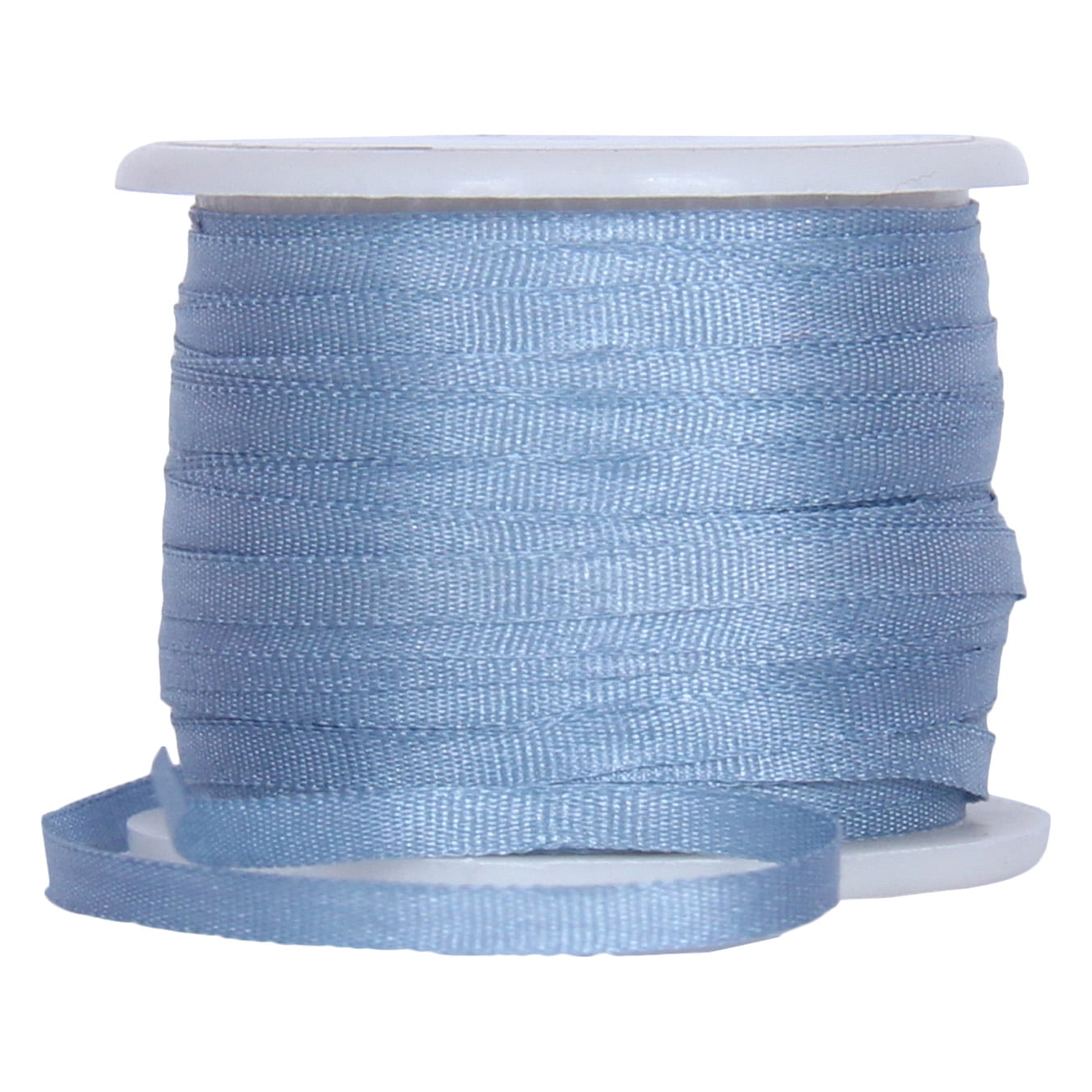 100% Pure Silk Ribbon by Threadart - 2mm Slate Blue - No. 012 - 3 Sizes ...
