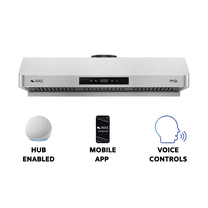 Broan-Nutone 36 Inch Ventless Kitchen Fan, Stainless Steel Stove ...