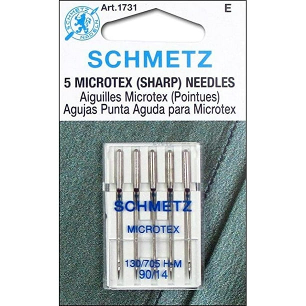 Microtex Sharp Machine Needles, Size 90/14, 5pk - Walmart.com