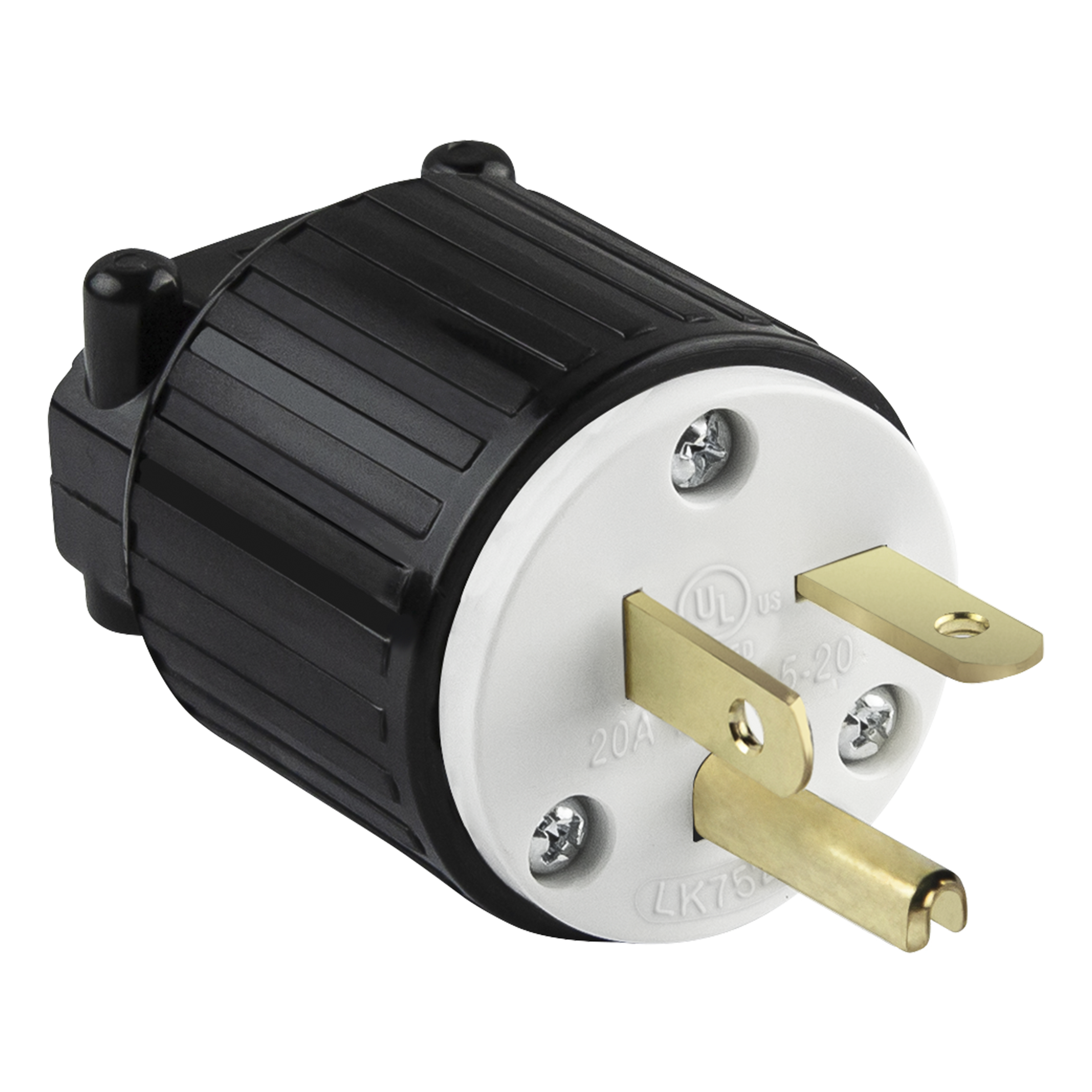 ENERLITES NEMA 5 20P Straight Blade Replacement Plug Connector Male