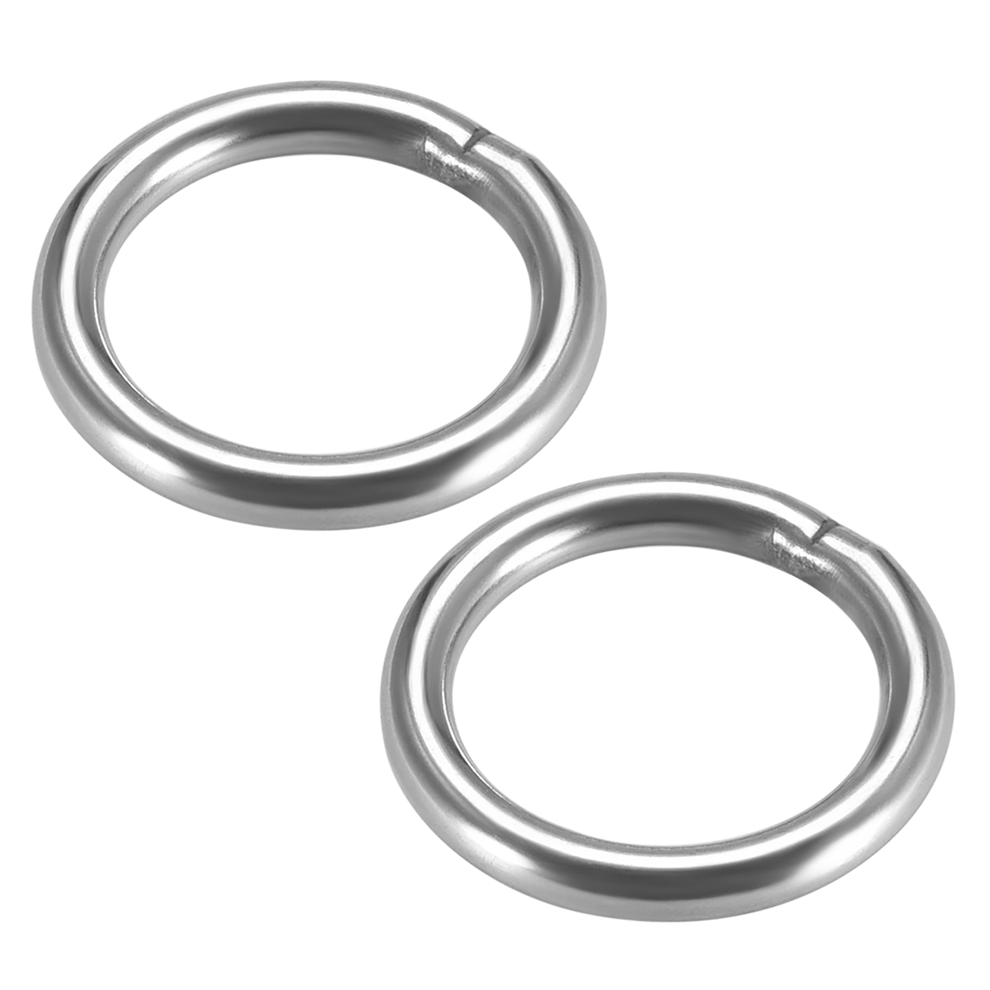 Welded O Ring, 30 x 4mm Strapping Round Rings Stainless Steel 2 pcs ...