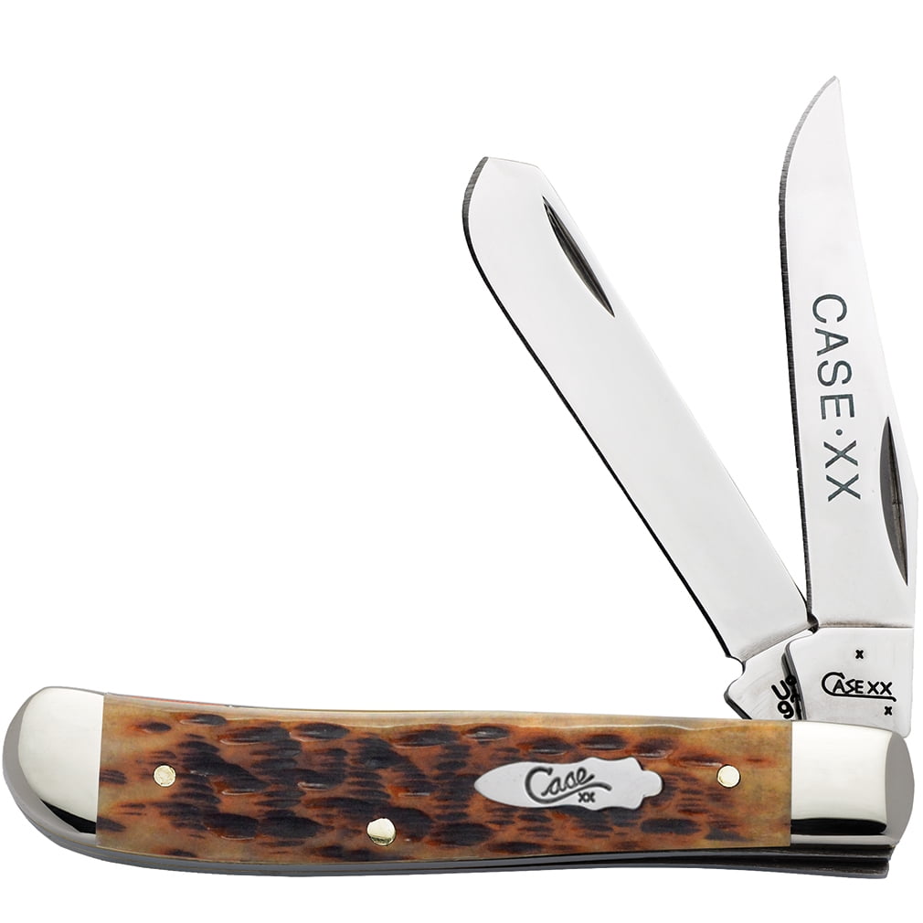 WR Case XX Pocket Knife 22372 MINI TRAPPER BLADEWORK - ANTIQUE BONE ...