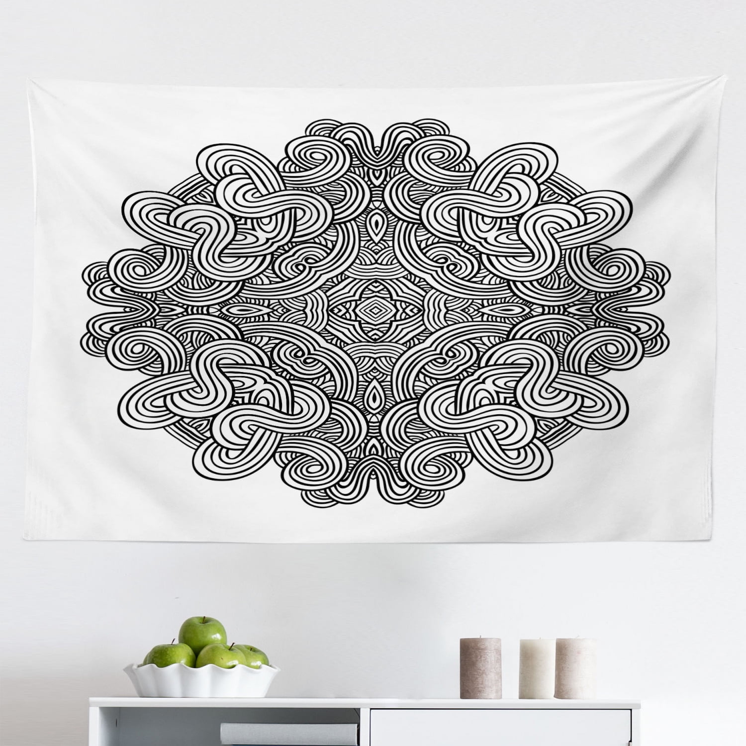 Celtic Tapestry, Mediaeval Celtic Rotary Heraldic Design with Squared ...