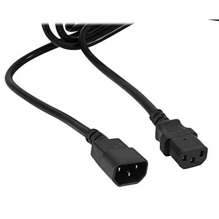 Rockville RCN16-10 Foot IEC Male to Female Power Link Cable for Light ...