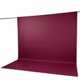 Efavormart Scuba Polyester Backdrop Curtain Burgundy 10ftx12ft Durable ...
