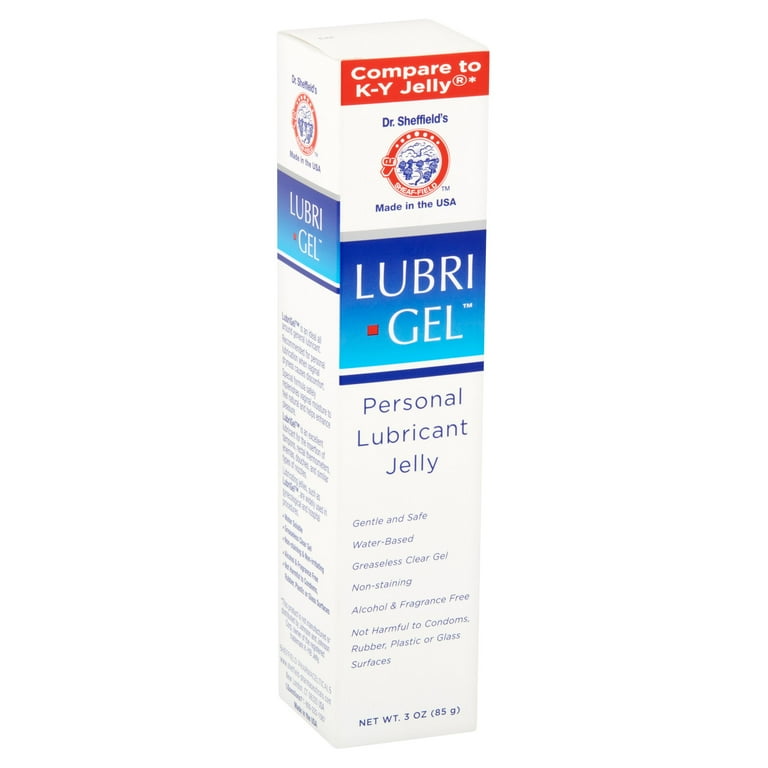 Dr. Sheffield's Lubri Gel Personal Water Based Lubricant Jelly