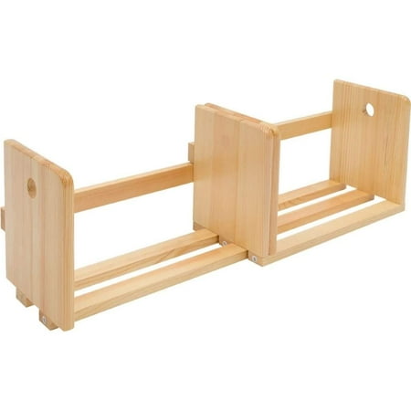 Home Bookshelf Solid Wood Extendable Desk Tabletop Book Rack ...
