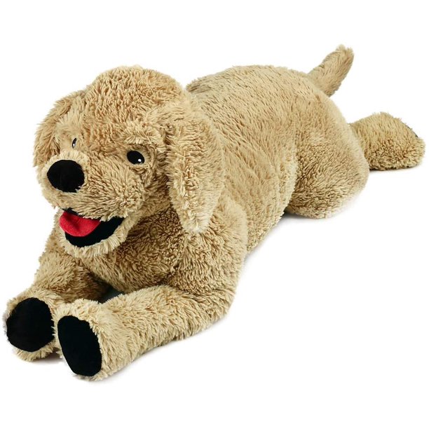 27in Large Dog Stuffed Animals, Soft Cuddly Golden Retriever Plush Toys ...