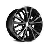 Aluminum Wheel - Machined and Gloss Black - 18 x 8 Inch - Compatible ...
