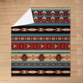 Aztec Throw Blanket, Ethnic Tribal Arrow Flannel Fleece, Southwestern ...