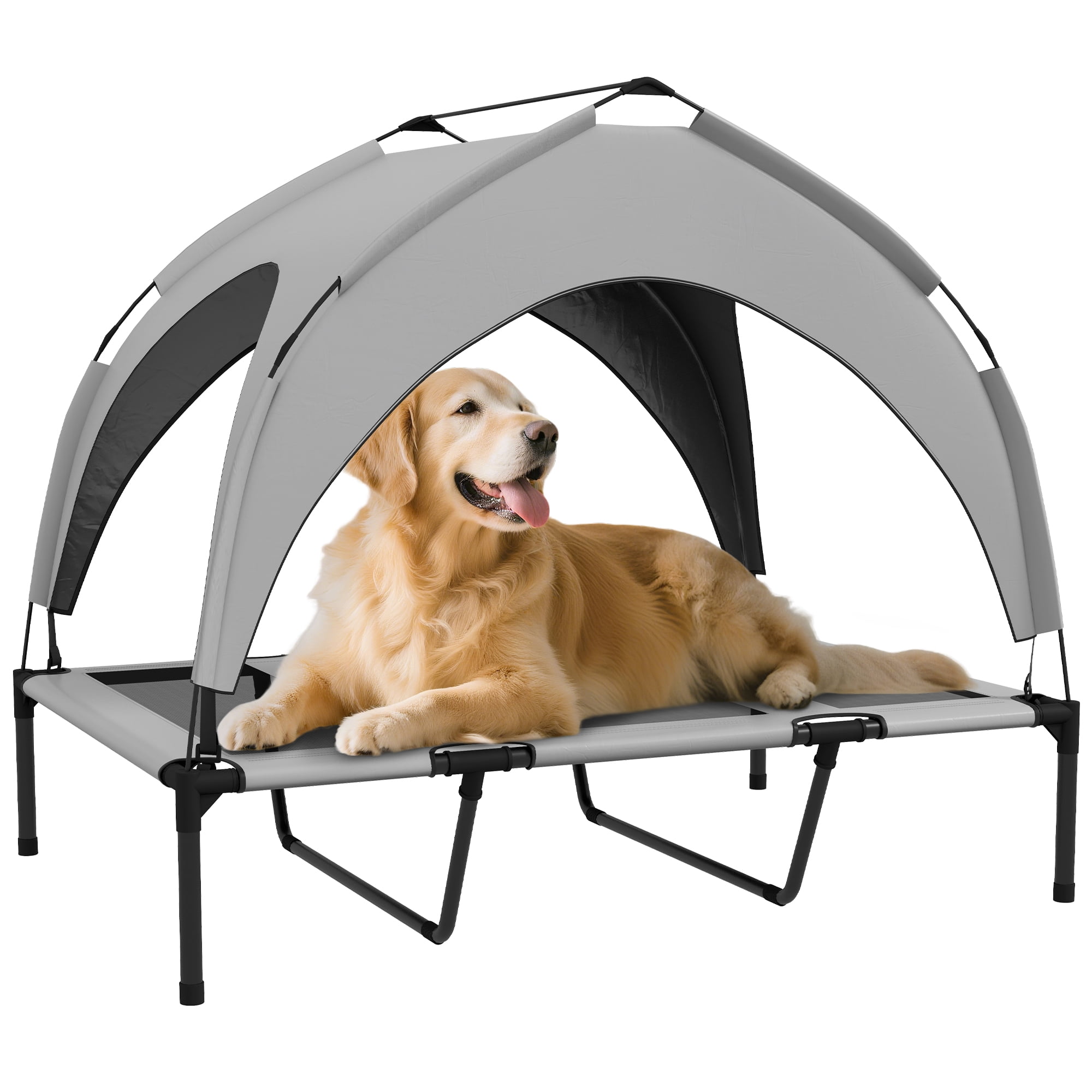 Click here for Pawhut Elevated Dog Bed Cooling Dog Cot Bed W/ Can... prices