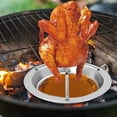 Chicken Roaster Rack,2 Pack Stainless Steel Beer Can Chicken Holder ...