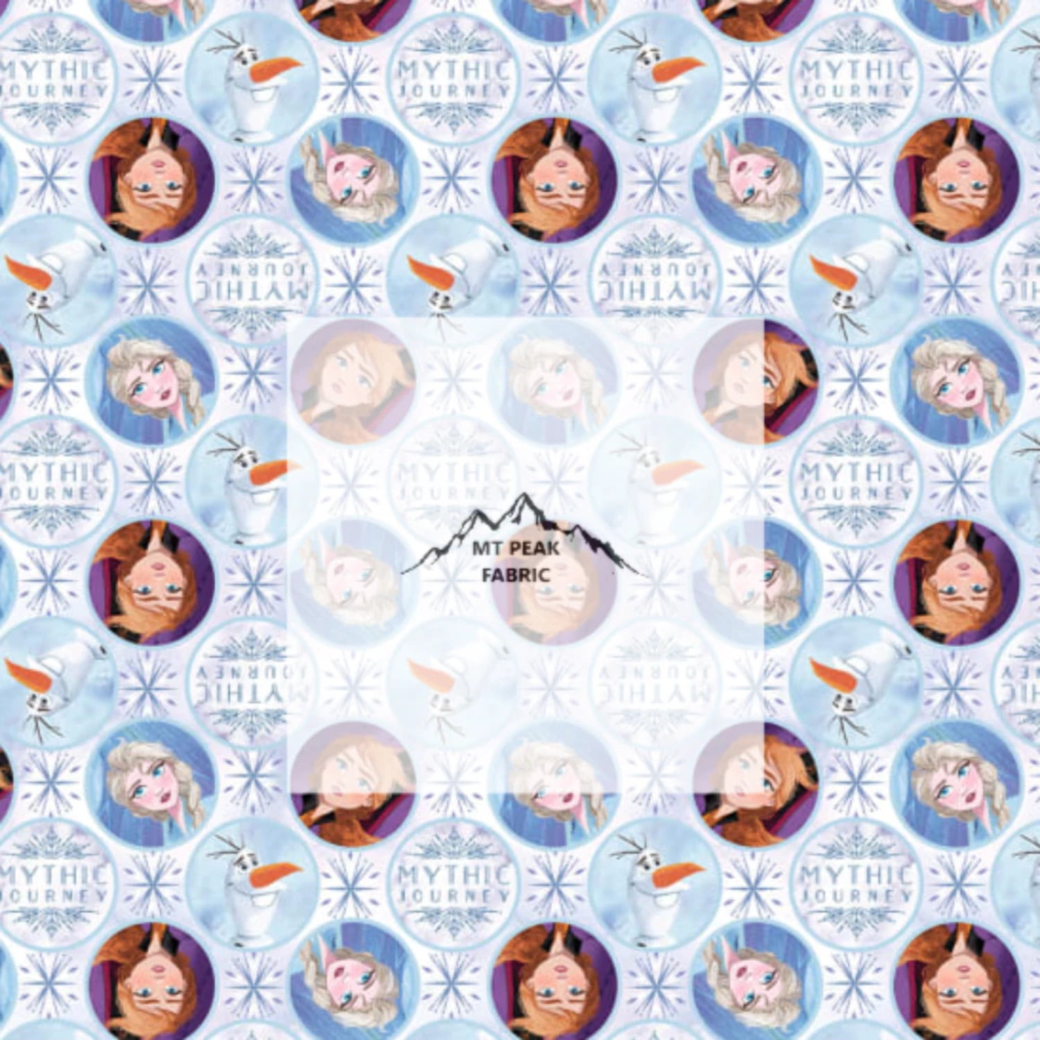 Frozen Frames Cotton Fabric - Walmart.com