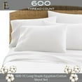 California King 6-PC Sheet Set 600-TC 100% Egyptian Cotton, 25" Deep Pockets - White - Walmart.com