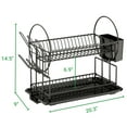 Dish Drying Rack Elemore Home 2 Tier Dish Racks For Kitchen Counter
