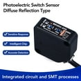 Optoelectronic Sensor Photoelectric Switch Relay Output Diffuse Reflection Light Control