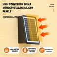 Solar Lights Outdoor Waterproof Wall Washer Sconce Mount Exterior ...