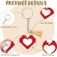 1 Set DIY Keychain Making Kits including Acrylic Pendants Keychain ...