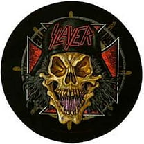 Slayer Pentagram Band Logo Circular Back Patch - Walmart.com