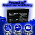PowerStar PS12-7-31 Ut 1270 12V 7Ah Nonspillable Rechargeable Sealed ...