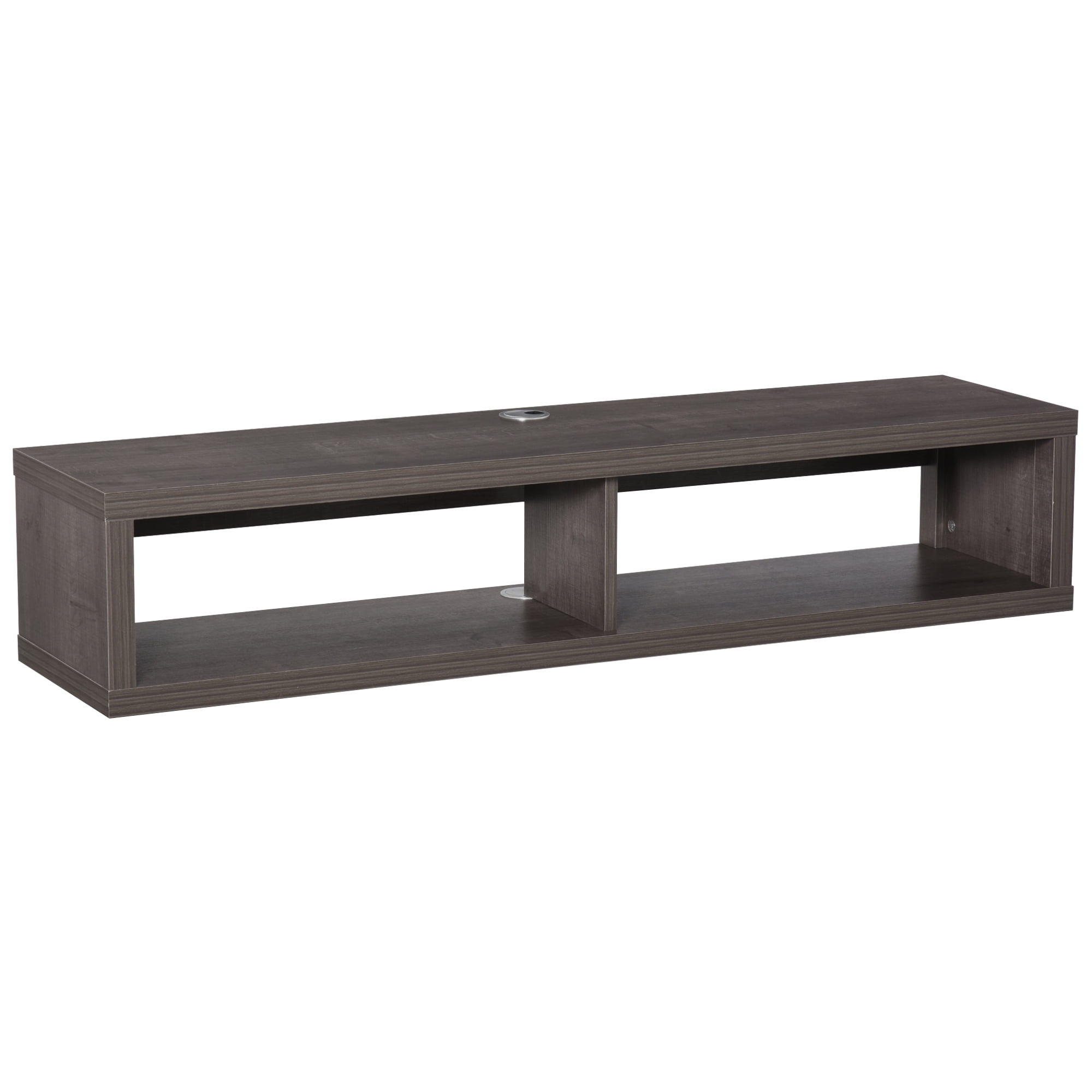 HOMCOM Wall Mounted Media Console Floating Storage for Living Room ...