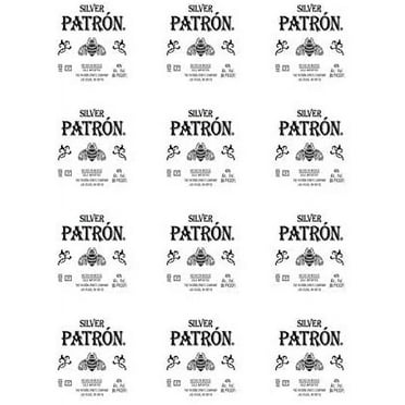 Patron Label Logo Edible Cake Topper Frosting Sheet - Walmart.com