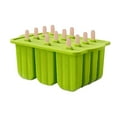Popsicle Mould，Popsicle Molds 12 Pieces Silicone Ice Pop Molds BPA Free ...