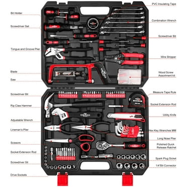 STANLEY 94-248 Homeowner's 65-Piece DIY Tool Kit - Walmart.com