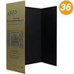 Office Depot Tri-Fold Premium Foam Display Board, 36x48 inches, Black ...