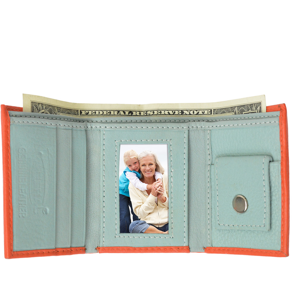 Leather Bifold Billfold for Men - Walmart.com