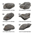 Artificial Landscape Rock Realistic Natural Texture, Lightweights PU ...