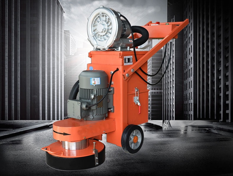 INTSUPERMAI Hand-push Concrete Floor Grinder Cement Ground Polishing ...