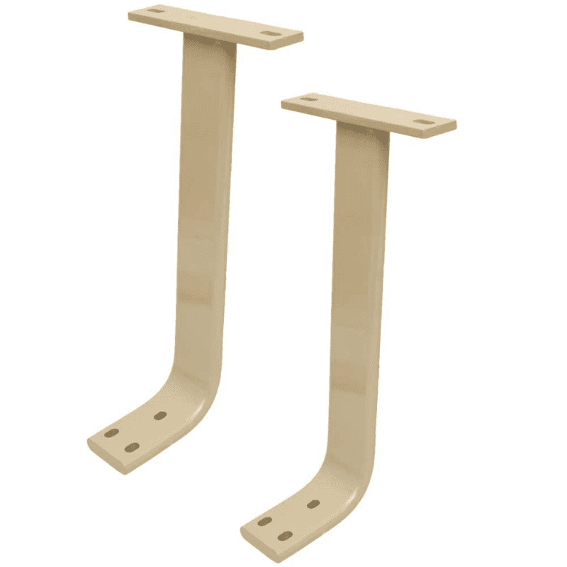 Premier Pontoon Boat Seat Armrest Bracket | 12 3/8 Inch Taupe (Pair ...