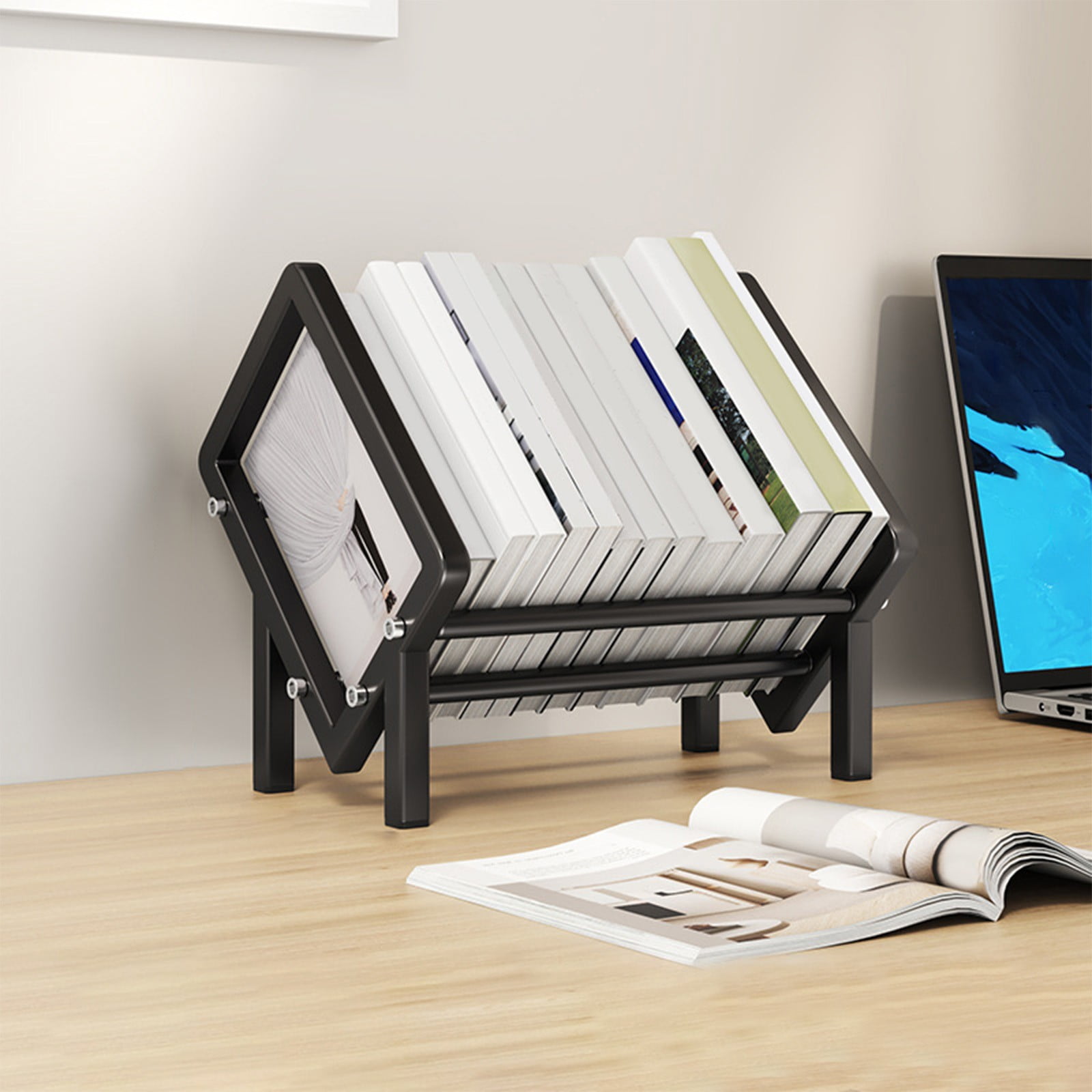 Click here for Timifis Stainless Steel Desktop Bookshelf  Desk Or... prices