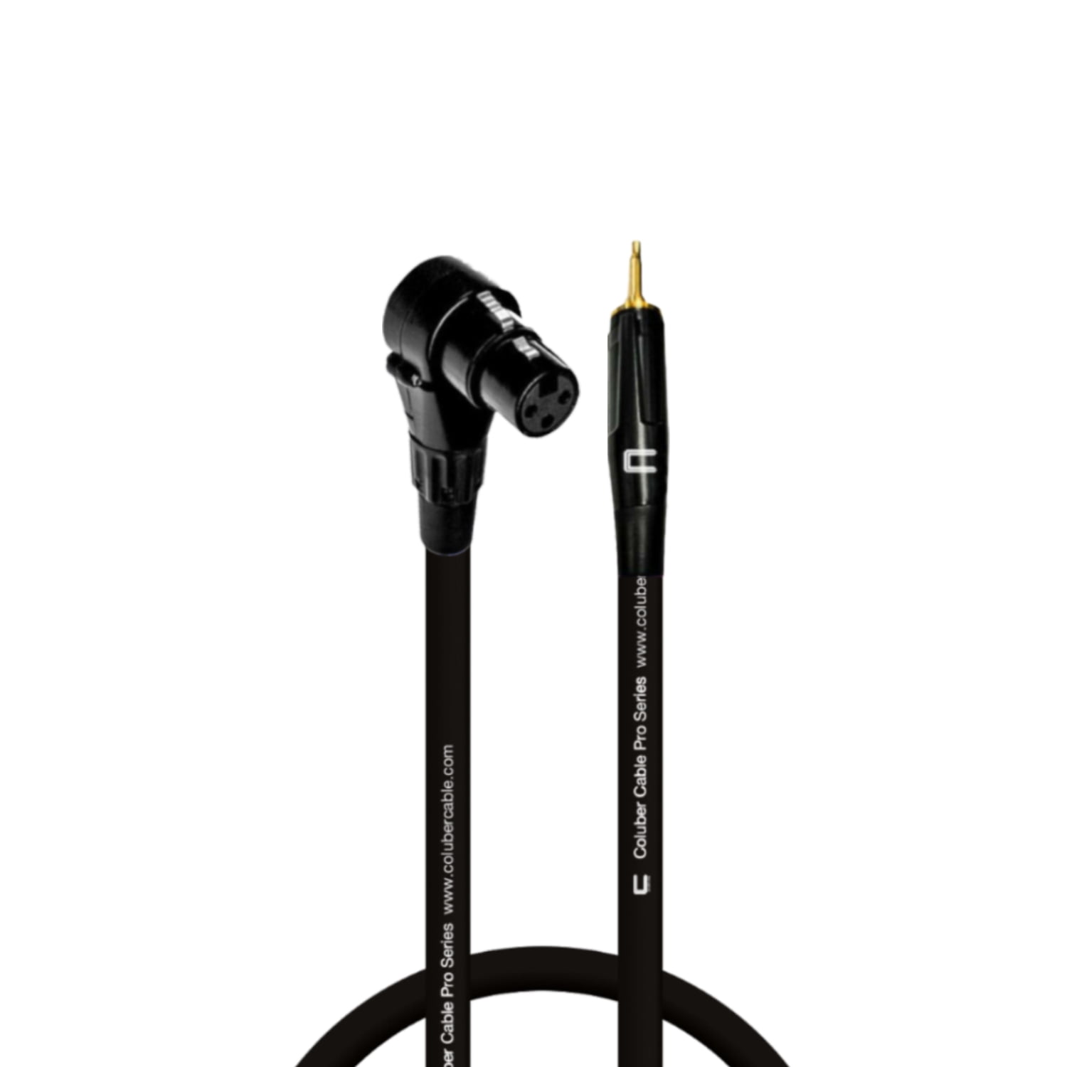 Coluber Cable - Right Angle XLR Female to 3.5 TS Male - Pro 3-Pin ...