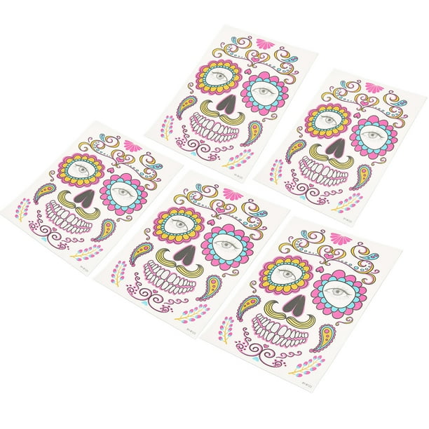 Cosplay Makeup Sticker,Face Tattoo Sticker Waterproof Makeup Tattoo ...