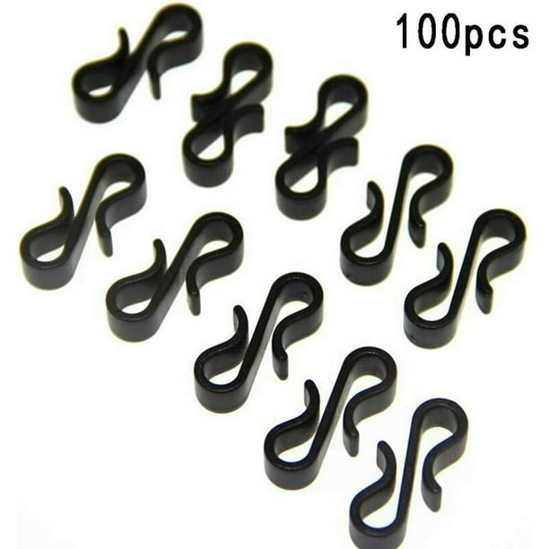 100 Pieces Mini Gutter Hooks for Fixing Garlands and Electric Cables ...